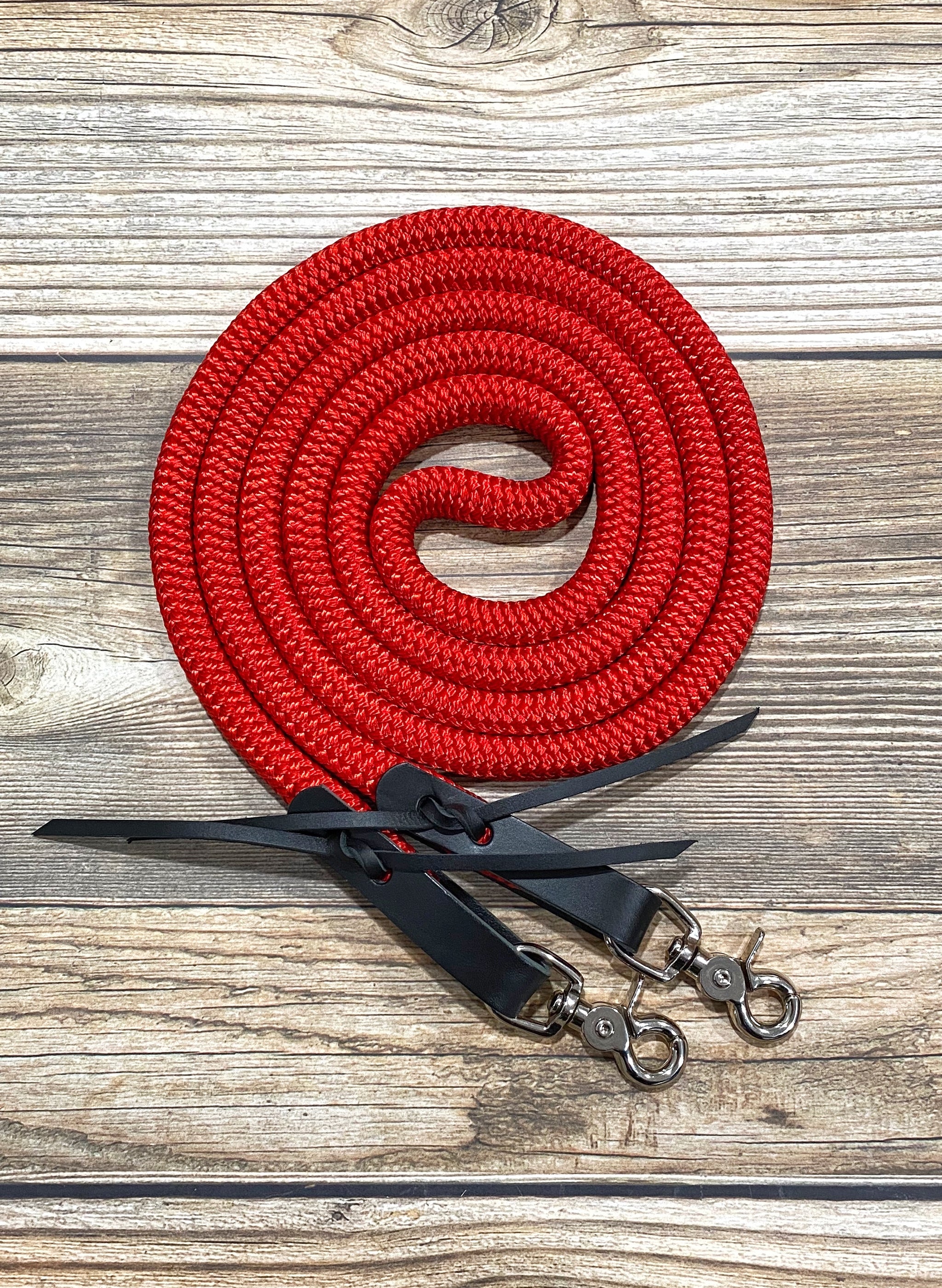 Yacht Rope Loop Reins with Snaps & Water Loops – Counter Canter Designs