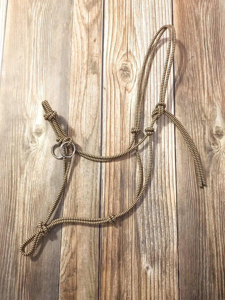 Sidepull Rope Halter – Counter Canter Designs